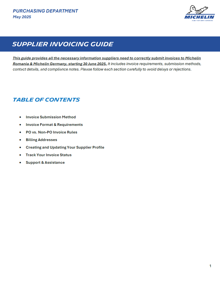 EN_Invoicing Guide for Suppliers_25 June 2025 - Purchasing Documents